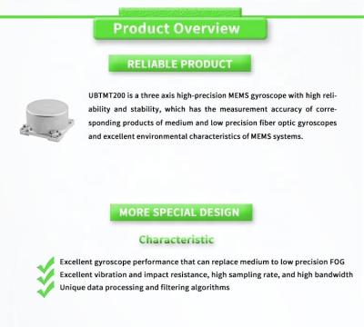 China Aanpasbare UNIVO UBTMT200Y Drie-assige MEMS gyroscoop voor stabilisatieplatform drone Te koop