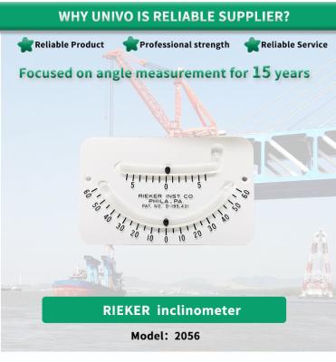 Cina Rieker 2056Y Inclinometro 100% policarbonato e tubo di vetro per letture precise in vendita