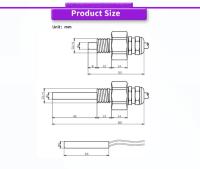 China Compact And UBW100Y Temperature Sensor With Strong Anti Interference Ability for sale