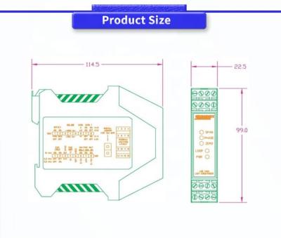 中国 MEAS LDM-1000Y LEDディスプレイ LVDT RVDT 移動測定のための完璧なパートナー 販売のため