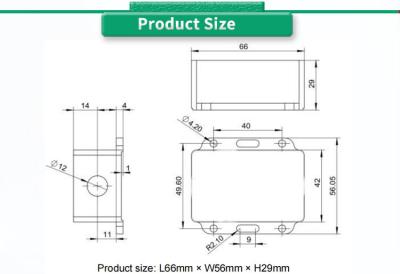 Cina Supporto OEM personalizzato UBIS-828Y Inclinometro a doppio asse per misurazioni accurate in vendita