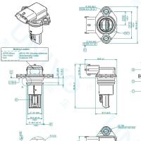China TE HTD2800Y Combination Sensor Module for Measuring Humidity and Pressure Temperature for sale