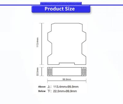 中国 UNIVO UBTM300Y 信号変換器 産業用信号変換のための完璧なソリューション 販売のため