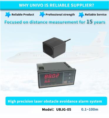 Cina UNIVO UBJG-05Y Mini RS485 RS232 Sensore di distanza laser da 0,1-100m Distanza con display digitale -25-60C in vendita