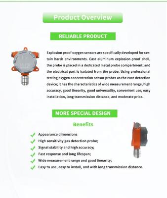 China Sensor de medición precisa de la concentración de oxígeno con UBOC-WAC01 Yq 0-10V en venta