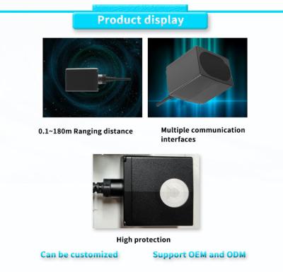 China Compacte lidarpositiesensor UBJG-02Y met RS485 RS232 interface en UART Te koop