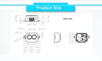 China Single Point Laser Ranging Sensor for Traffic Flow Statistics 0.2-8m Range ±2% Accuracy for sale
