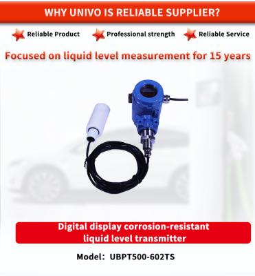 Cina 0Trasmettitore di livello liquido di gamma da.5-100m con ±0,25% FS Accuratezza completa di UNIVO in vendita