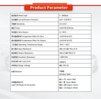 China Comprehensive Precision Industrial Automation Force Measurement Micro Weighing Sensor for sale