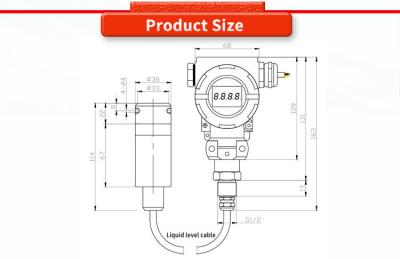 中国 UNIVO UBPT500-602TSY デジタルディスプレイ 精密なモニタリングのための液体レベル送信機 販売のため
