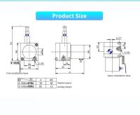 China UBPR-02 Rope Displacement Measuring Sensor Industrial Position Level Controller for sale
