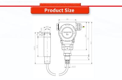 中国 UNIVO UBPT500-601SY 3.1-6.1VDC 供給電圧 工業用液体レベルトランスミッター 販売のため