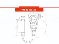 China Liquid Level Transmitter For UBPT500-601TSY Explosion Proof Level Sensor for sale