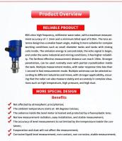 China 80G Ultra-High Frequency Millimeter Wave Radar Level Gauge for Solid-Liquid Detection for sale