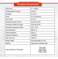 China Customized UNIVO UBWP307Y Electronic Scale Sensor for Mechanical Arm Force Detection for sale