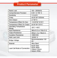 China UBWP308Y Mechanical Force Sensor Robotic Arm Sensor Customized OEM for sale