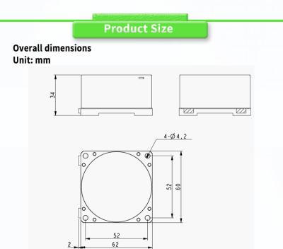 Cina 3W MEMS IMU e fibra ottica giroscopico personalizzato UBTM200Y Navigation Inertial Measurement Unit in vendita