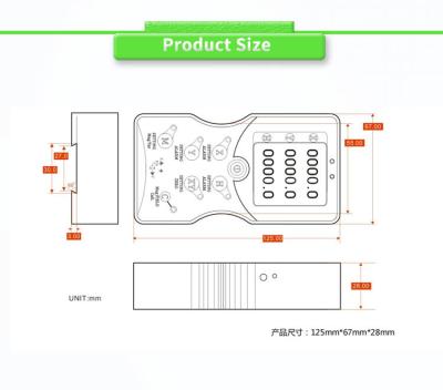 Cina Supporto OEM UBSDC-232Y Display digitale ad alta precisione Tridimensionale Automa Nord Finder in vendita