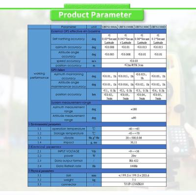 China Sensores de giroscópio de fibra óptica de referência de 20 W Azimut GNSS/INS Sistema integrado de navegação inercial à venda
