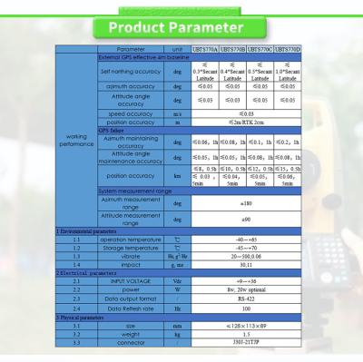 中国 安定した姿勢ナビゲーションのための高精度ジロFOG北探知機 UNIVO UBTS770Y 販売のため