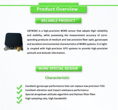 China Suporte personalizado UBTM305Y UNIVO Antenna Sistema de navegação inercial de atitude estável à venda