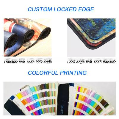 China Large Office Topographic Mousepad for Computer Pc Laptop Mouse Pad 800*300 Blue White for sale