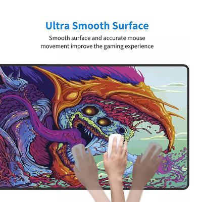 China Custom Logo Printed Large Rubber Gaming Anime Mouse Pads 900*400*3mm OEM Acceptance for sale