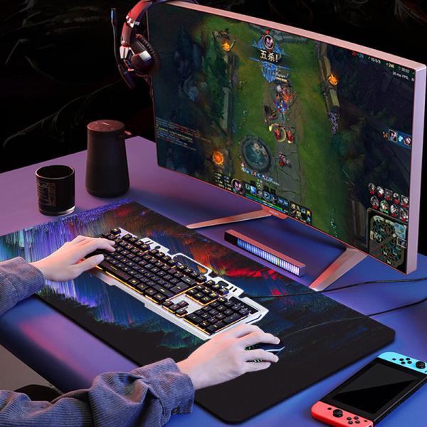 Quality Materail Natural Rubber fabric Sublimation Blank Desk Mouse Pad With Logo for sale