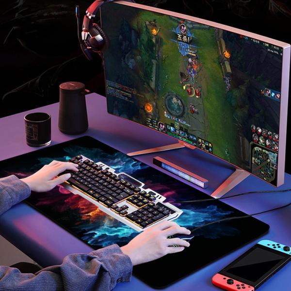 Quality Stocked Gaming Mouse Pad with Custom Sublimation Print and Natural Rubber for sale