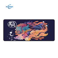 China Large Anime Rubber Locking Edge Computer Mousepad with 100% Eco-friendly Material for sale