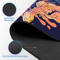 China Large Anime Rubber Locking Edge Computer Mousepad with 100% Eco-friendly Material for sale