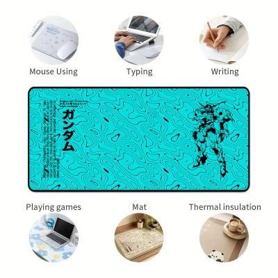 Cina Black White Square Mouse Pad Grandi tappetini di gomma personalizzati per la sublimazione 220*180*2mm Dimensione in vendita