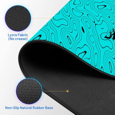 Cina Black White Square Mouse Pad Grandi tappetini di gomma personalizzati per la sublimazione 220*180*2mm Dimensione in vendita