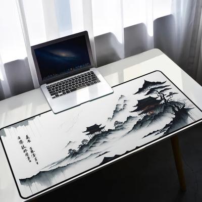 China Jogos de mesa Pads de mouse personalizados com embalagem de borda e impressão de transferência de calor à venda
