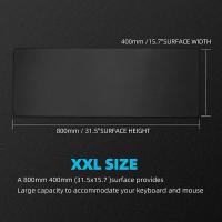 China Rubber Material Gaming Keyboard Mouse Pad Customized World Map Design Large Desk Pad for sale