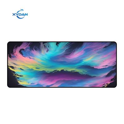 Cina Stock Custom Large Size 400x900 Matte da scrivania Iridescente Logo stampato PC Accessori Giochi Mouse Pad personalizzato in vendita