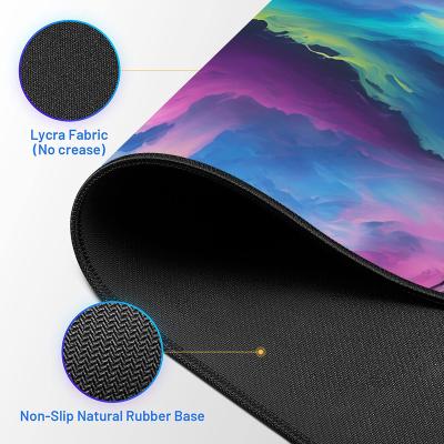 中国 ストック オーダーメイド 大型 400x900 デスクマット 虹彩印刷 ロゴ パソコンアクセサリー ゲーム 個別マウスパッド 販売のため