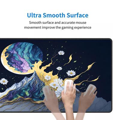 Cina Giocatore di giochi professionistico Mousepad grande Disegno personalizzato Desk Mat Nero Mousepad colorato in vendita