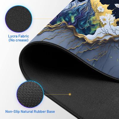 Cina Giocatore di giochi professionistico Mousepad grande Disegno personalizzato Desk Mat Nero Mousepad colorato in vendita