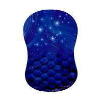 China Rectangular Custom Non-Slip Memory Sponge Mousepad with Wrist Rest Comfortable Ergonomic for sale