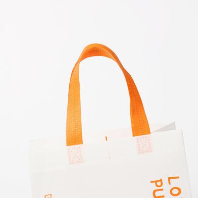 Cina Borsa di lusso non tessuta riciclabile organica riutilizzabile con logo per stampa a caldo XYDAN 3D personalizzata in vendita