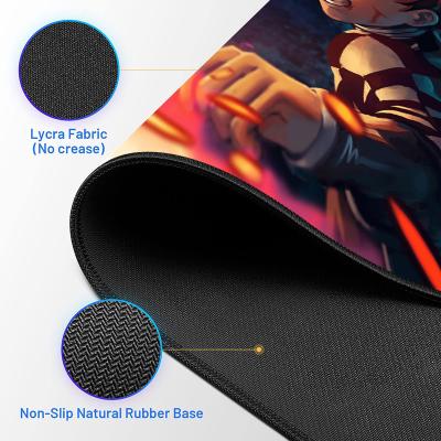 Cina Xxl Mauspad Rectangular Office Desk Keyboard Mat esteso Gamer in gomma bianca grande gaming mouse pad personalizzato in vendita