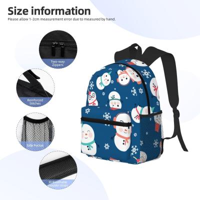 Cina Modello a strisce Logo personalizzato Multi Tasche Borsa per studenti universitari in vendita