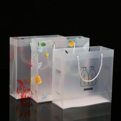 China XYDAN BAG Stock Transparente PP plástico embalagem de presente bolsa de mão congelada 100% Eco Organza Saco de compras para roupas à venda