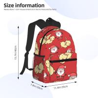 China Interior Compartment Polyester Backpack Custom Christmas Gift for High School Students for sale