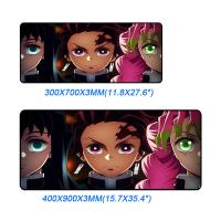 China Customized Natural Rubber Portable Anime Desk Mouse Mat for Gaming Rectangular Shape for sale