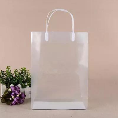 China XYDAN BAG Stock Transparente PP plástico embalagem de presente bolsa de mão congelada 100% Eco Organza Saco de compras para roupas à venda