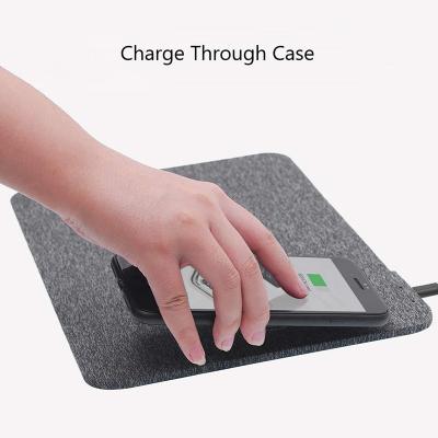 China Teléfonos móviles compatibles con Qi PAD de carga rápida inalámbrica QI con tapón magnético y antideslizante en venta