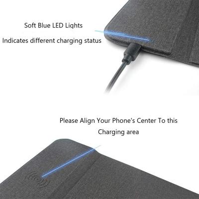 China Teléfonos móviles compatibles con Qi PAD de carga rápida inalámbrica QI con tapón magnético y antideslizante en venta