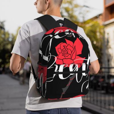 China Kids Student School Bags with Water-Resistant Fabric and All Over Print Sublimation Design for sale
